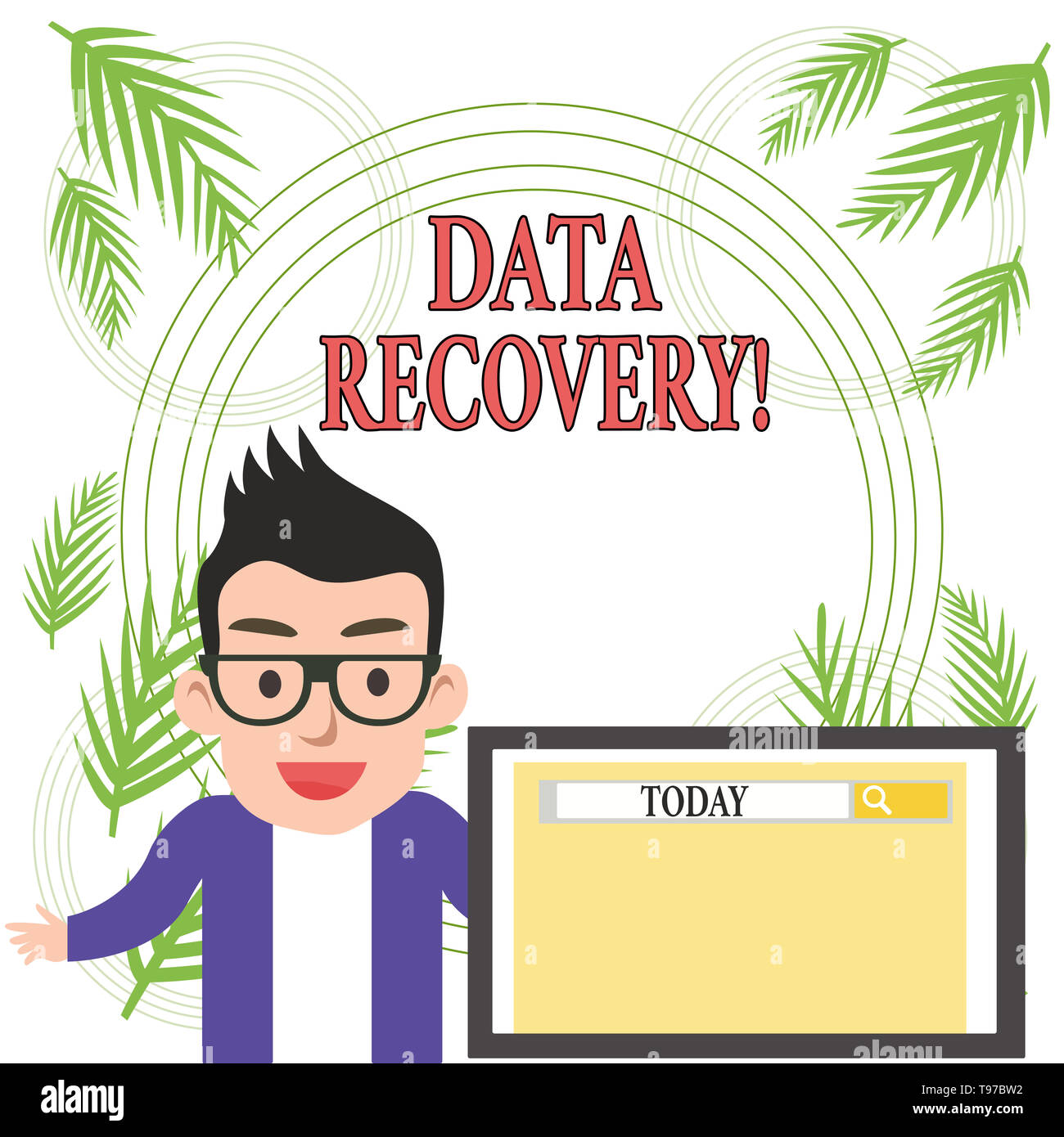 Conceptual hand writing showing Data Recovery. Concept meaning process ...