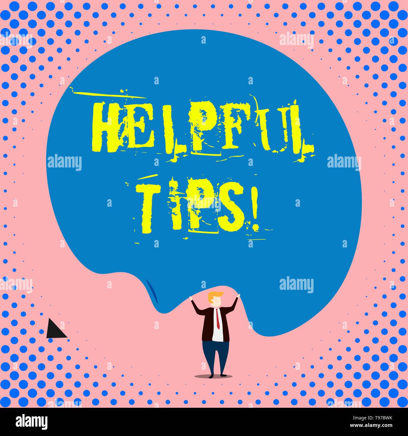 Conceptual Hand Writing Showing Helpful Tips Concept Meaning Advices