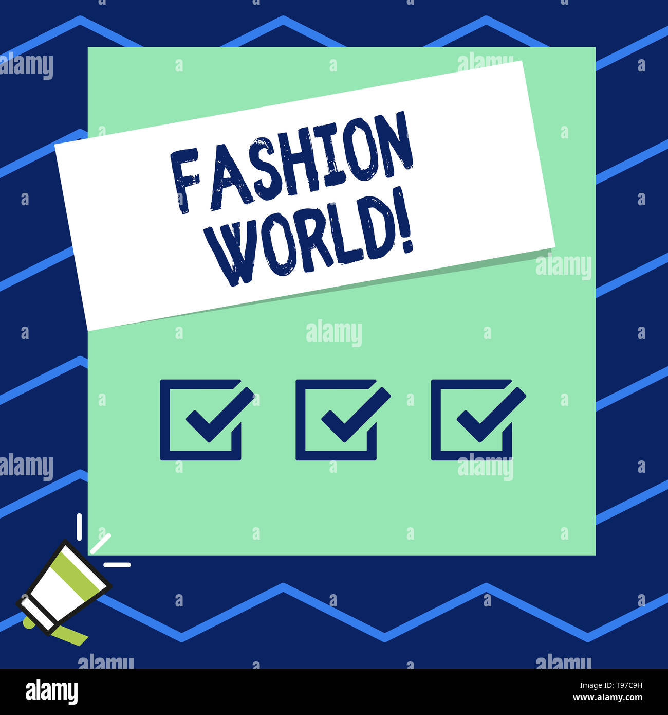Writing note showing Fashion World. Business concept for world that ...