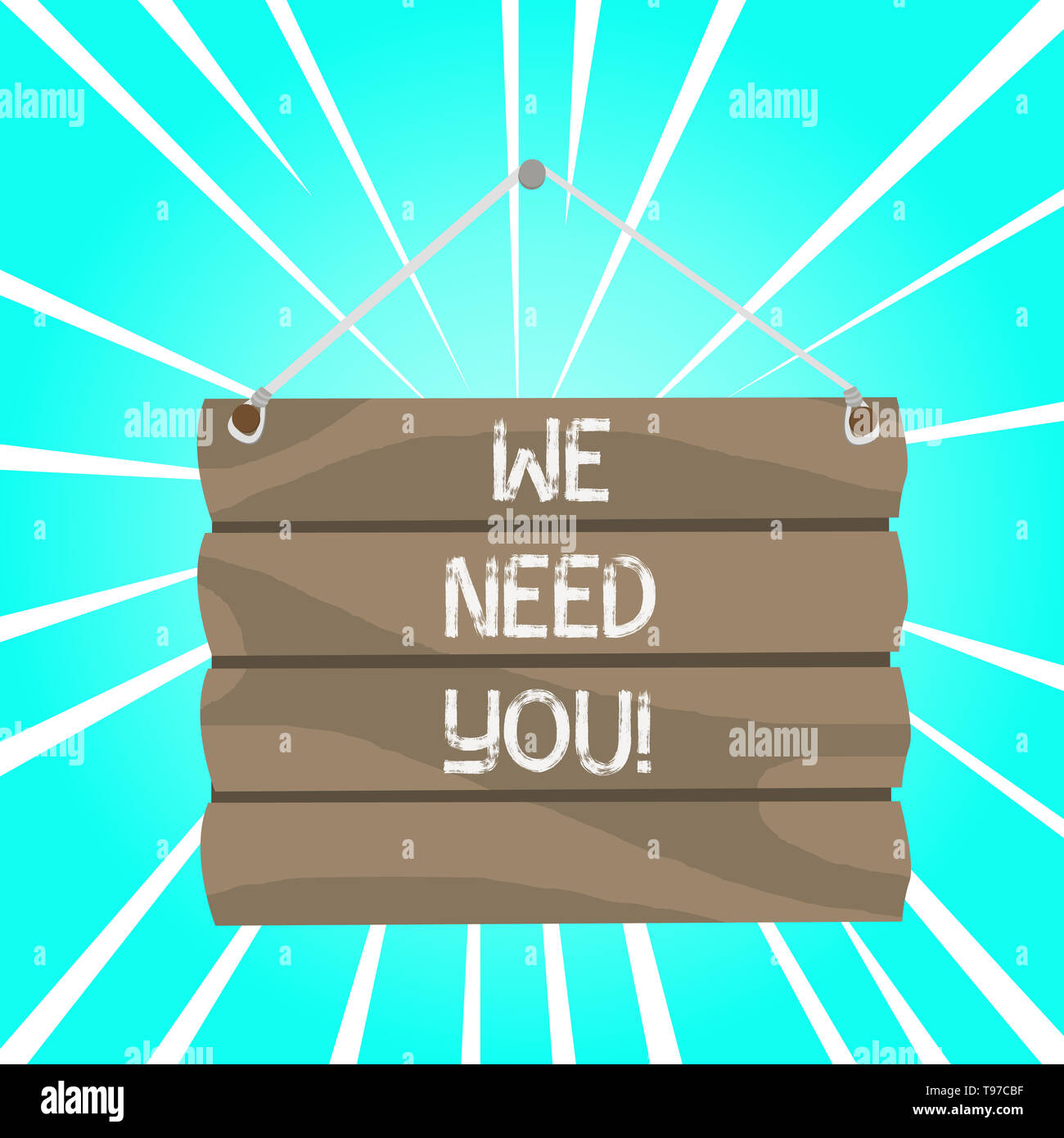 Writing note showing We Need You. Business concept for asking someone ...