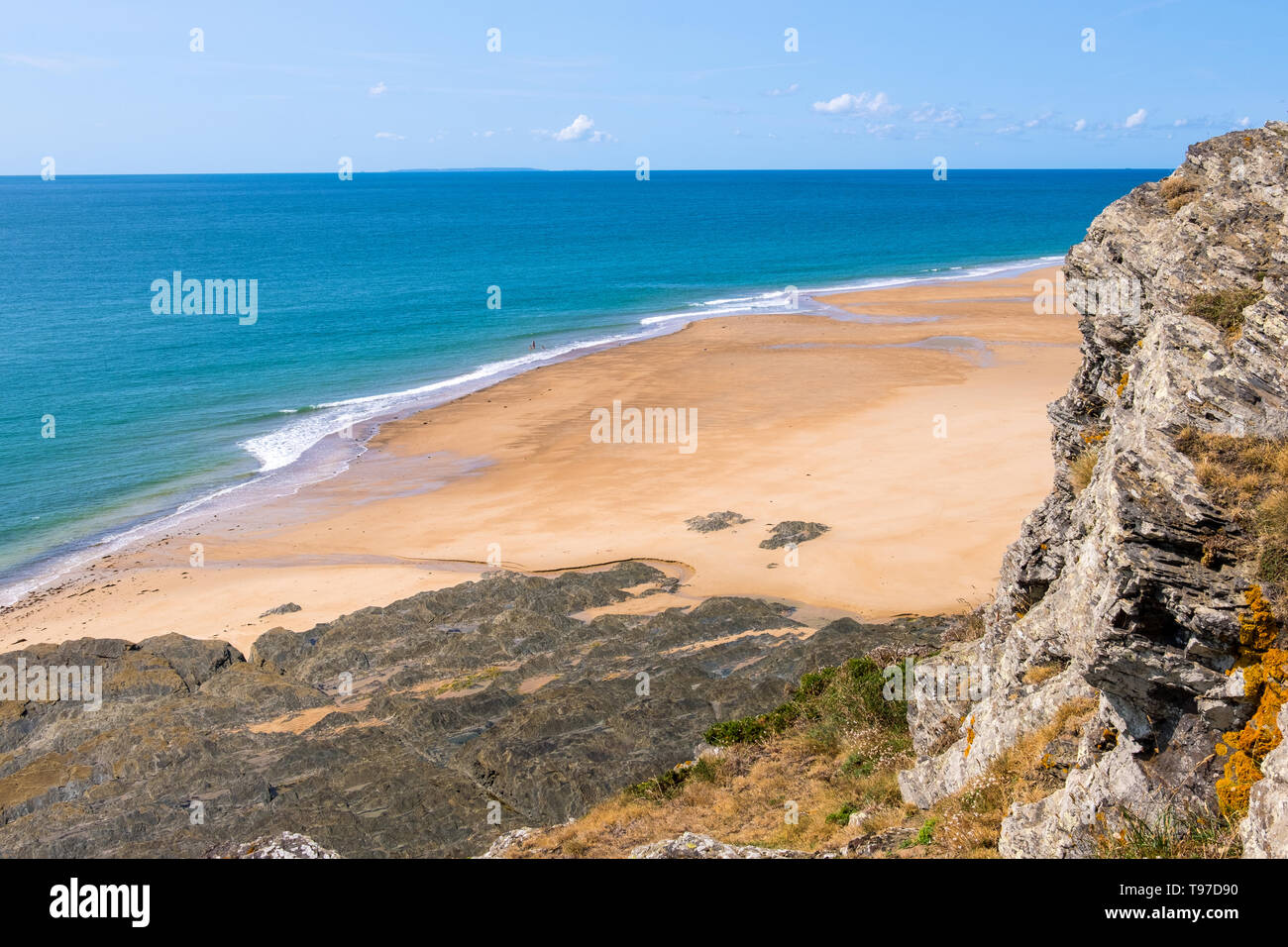 Barneville carteret beach hi-res stock photography and images - Alamy