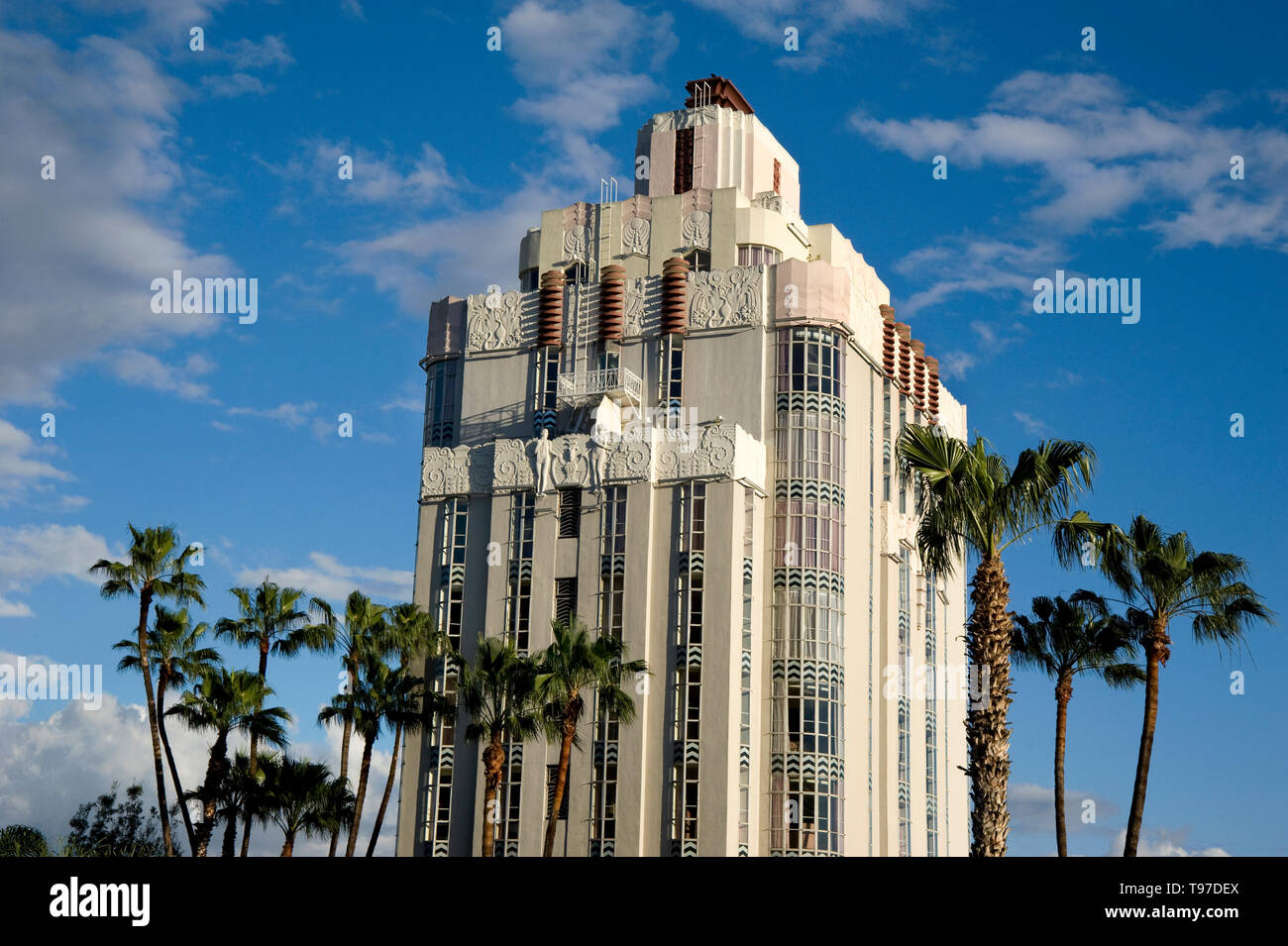 The Sunset Tower Hotel on the Sunset Strip in Los Angeles Stock Photo ...