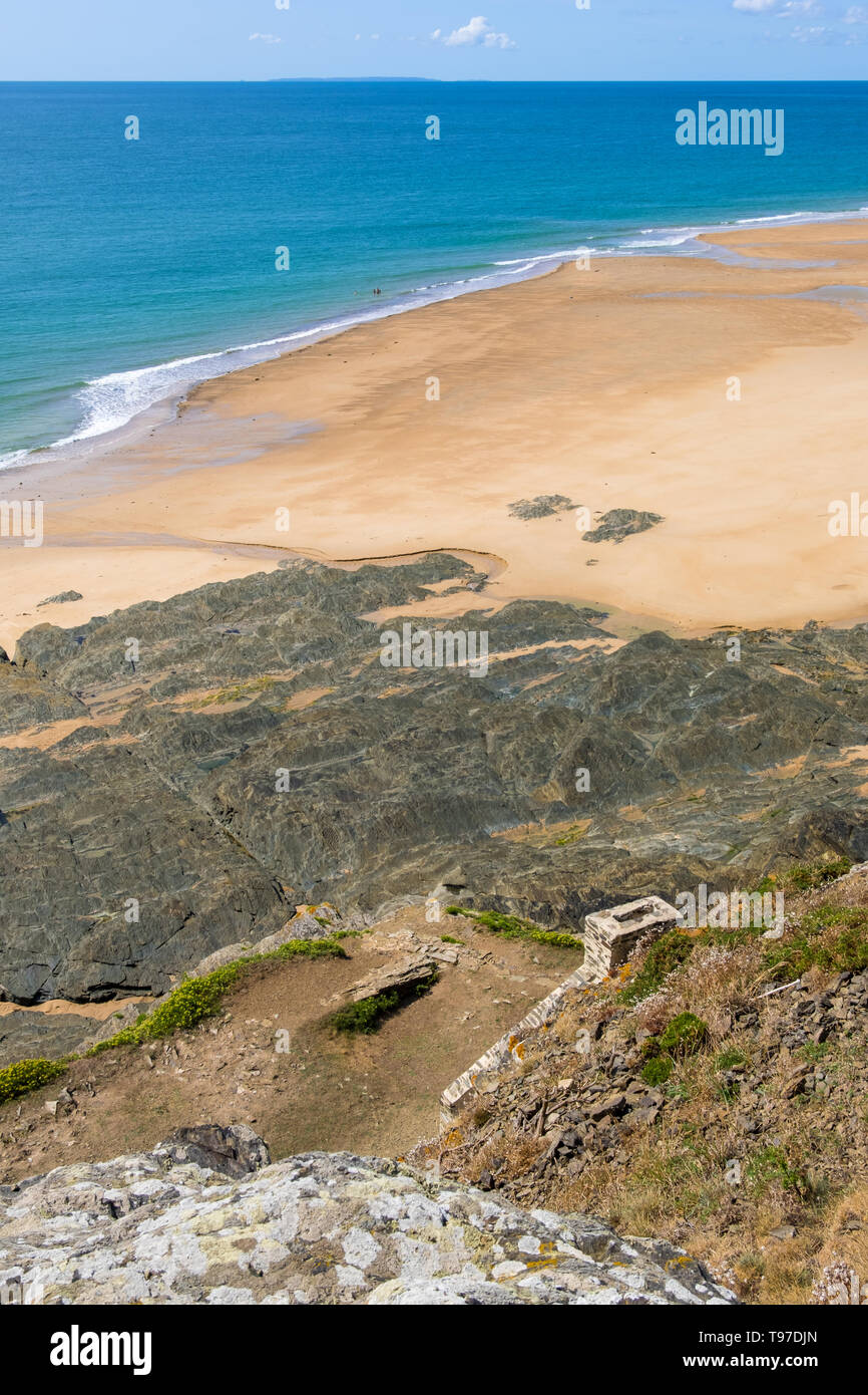 Barneville carteret beach hi-res stock photography and images - Alamy