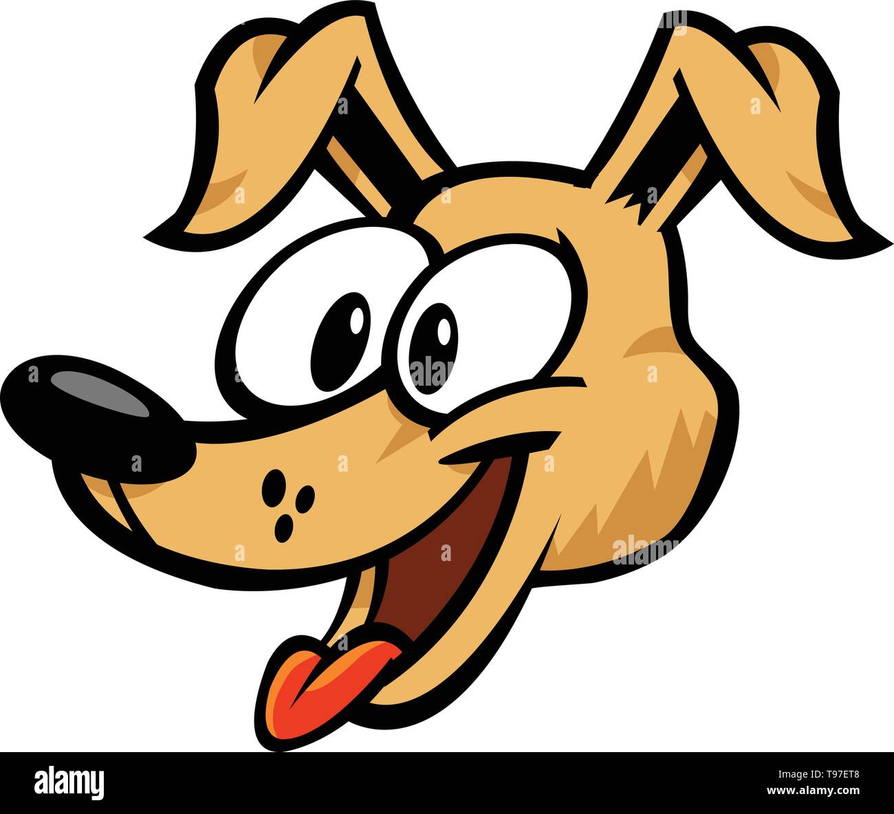 Dog face vector icon Stock Vector Image & Art - Alamy
