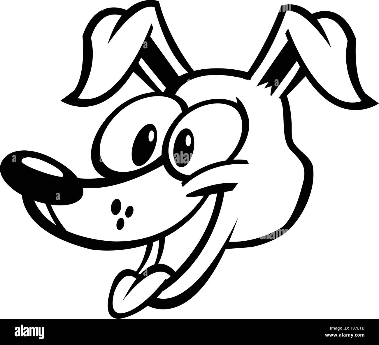 Dog face vector icon Stock Vector Image & Art - Alamy