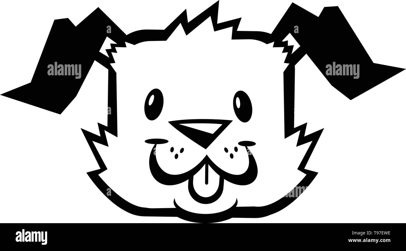 Dog face vector icon Stock Vector Image & Art - Alamy