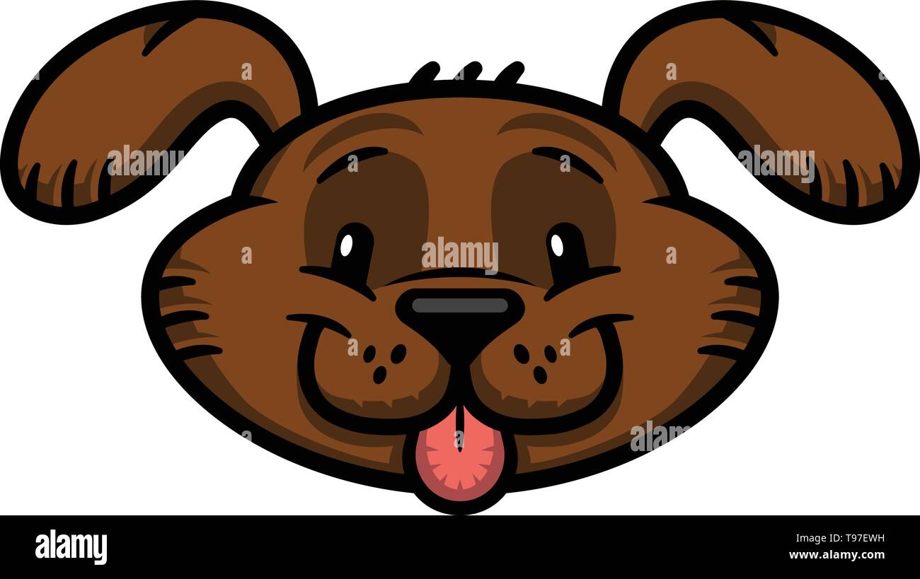 Dog face vector icon Stock Vector Image & Art - Alamy