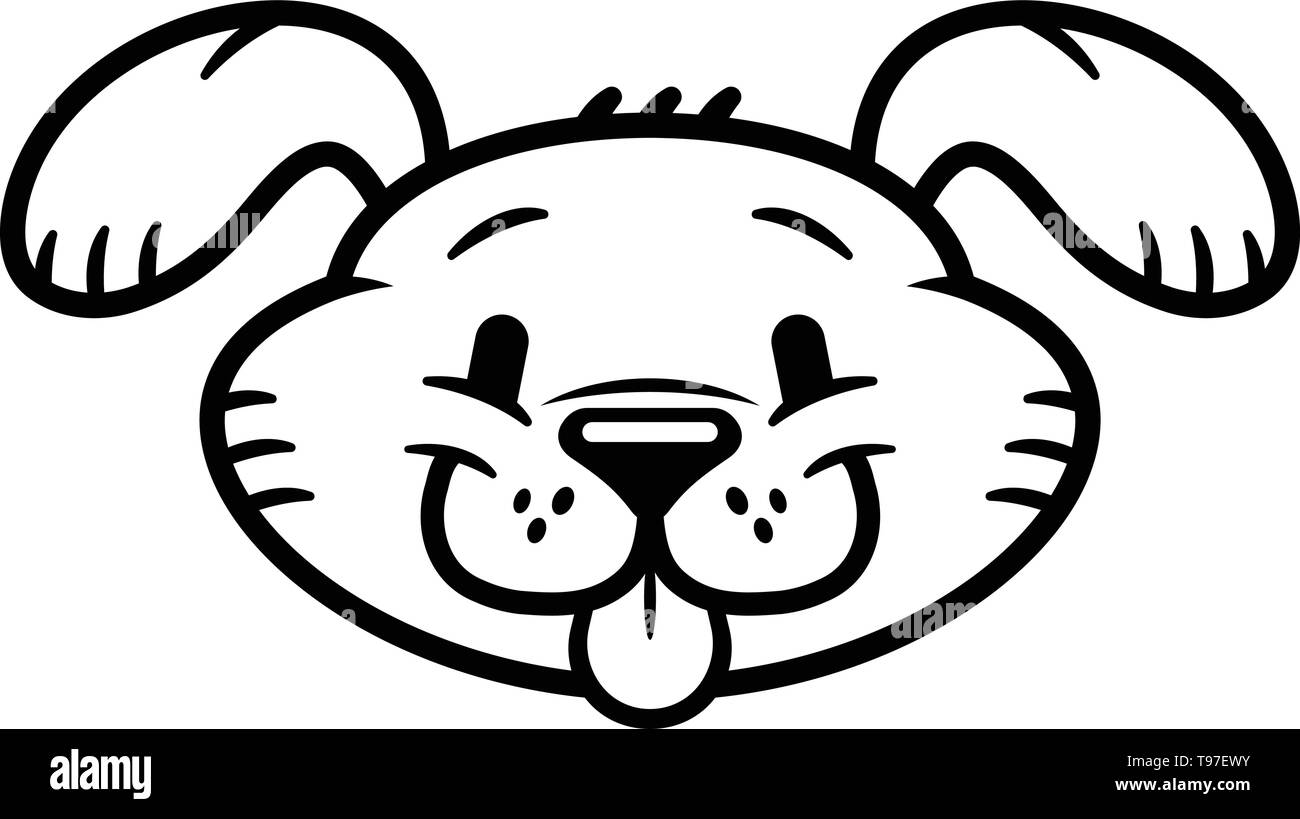 Dog face vector icon Stock Vector Image & Art - Alamy