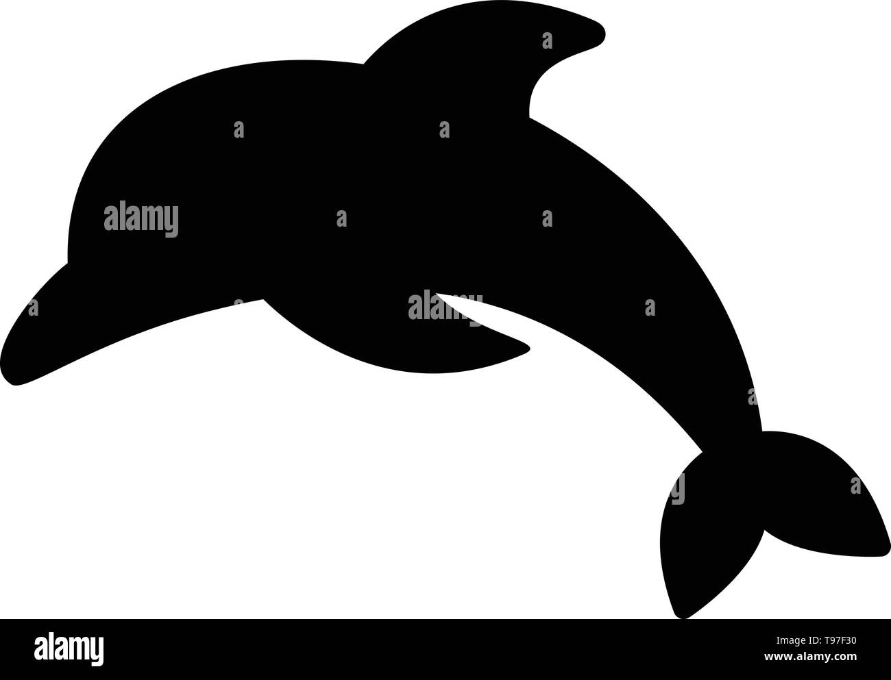 Dolphin cartoon illustration Stock Vector Image & Art - Alamy