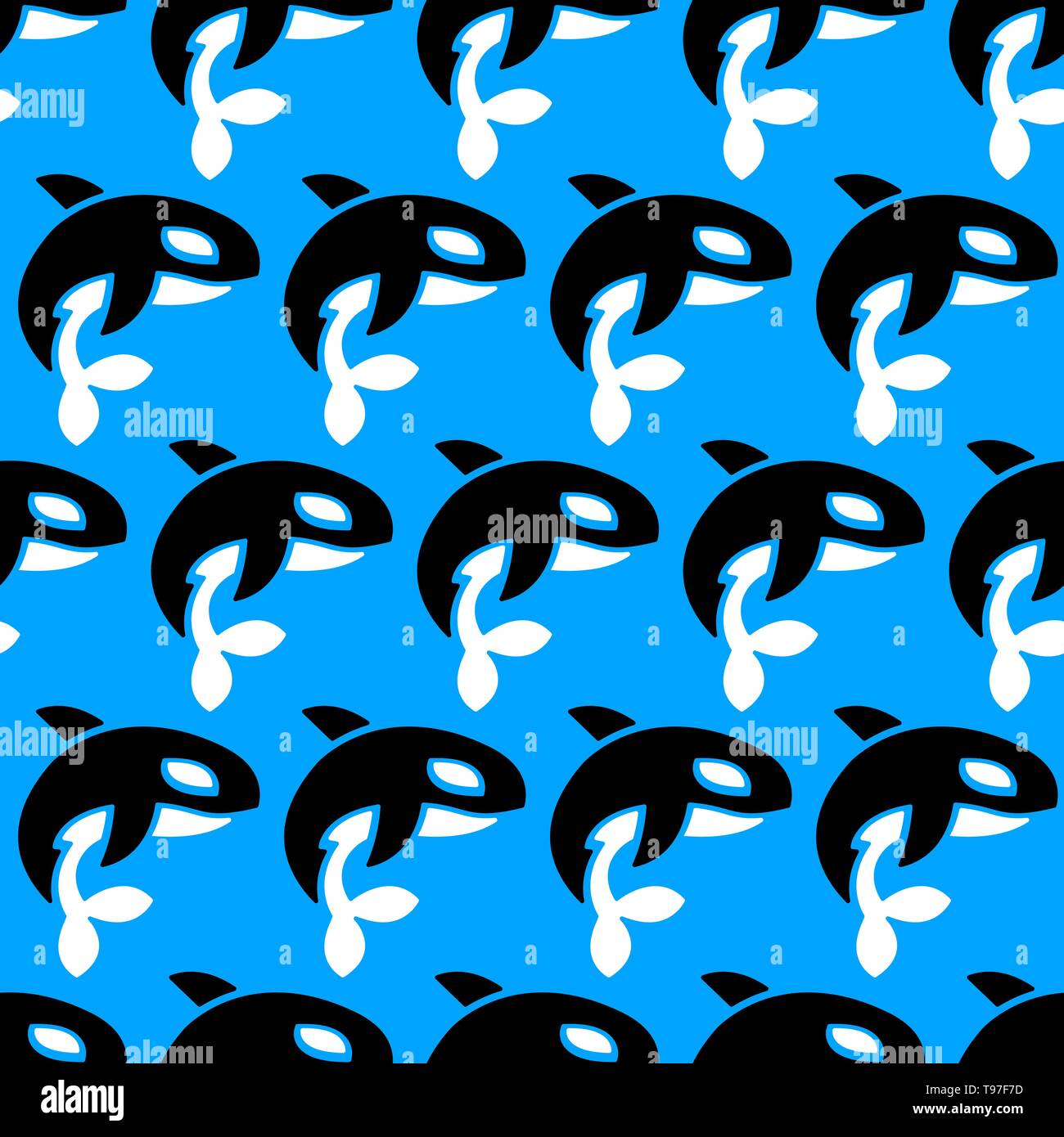 Orcinus orca underwater Stock Vector Images - Alamy