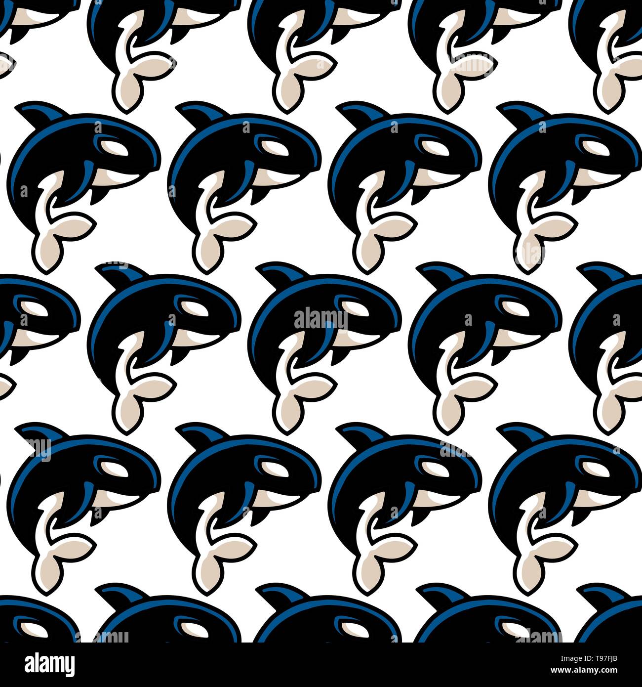 Killer Whale Orca illustration Stock Vector Image & Art - Alamy