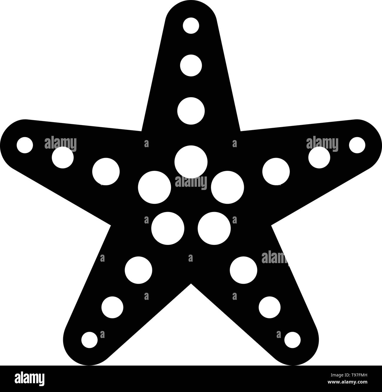 Starfish Vector Icon Stock Vector Image & Art - Alamy