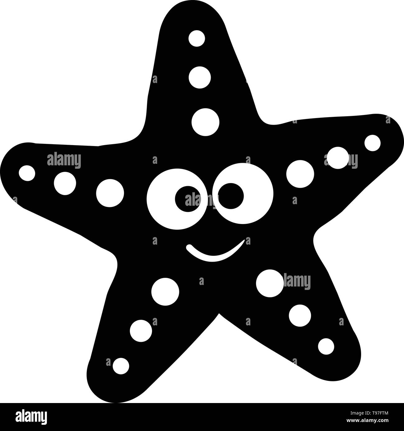 Starfish Vector Icon Stock Vector Image & Art - Alamy