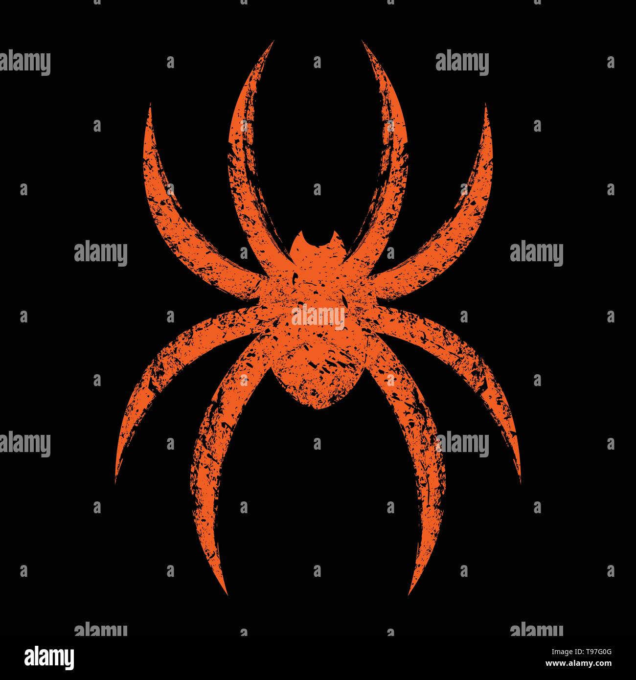 Simple spider in cartoon hi-res stock photography and images - Alamy