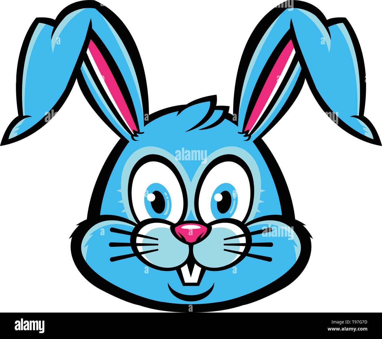 Cartoon bunny rabbit vector icon Stock Vector Image & Art - Alamy