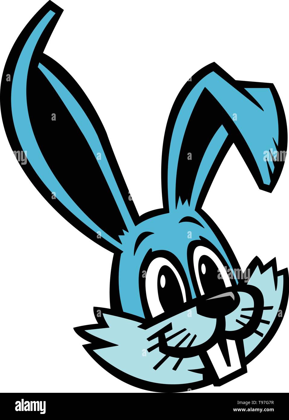 Cartoon bunny rabbit vector icon Stock Vector Image & Art - Alamy