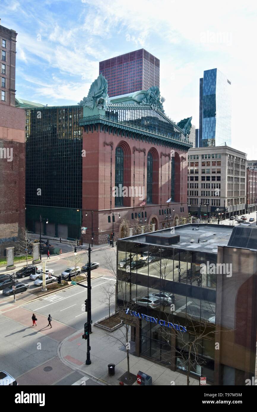 Iconic view of Chicago, Illinois, USA Stock Photo - Alamy