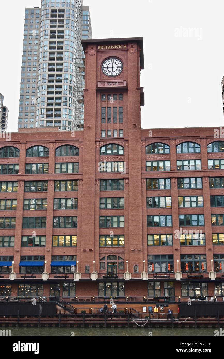 Iconic view of Chicago, Illinois, USA Stock Photo - Alamy