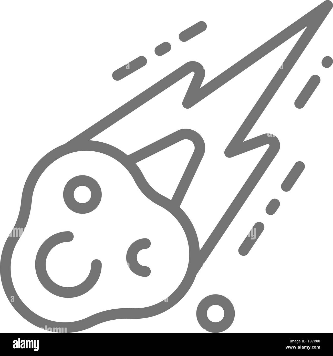 Meteorite fall Stock Vector Images - Alamy