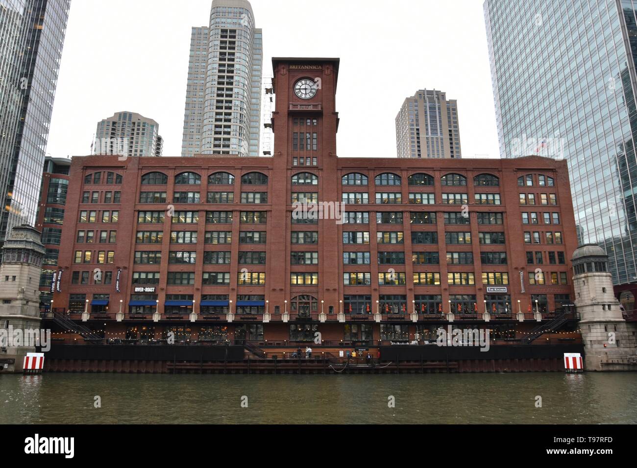 Iconic view of Chicago, Illinois, USA Stock Photo - Alamy