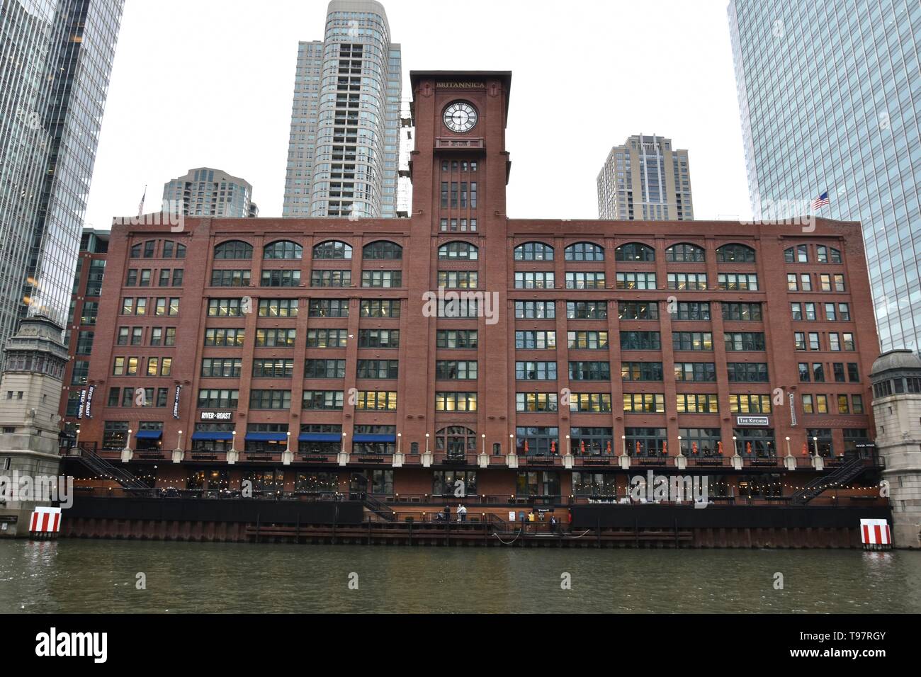 Iconic view of Chicago, Illinois, USA Stock Photo - Alamy