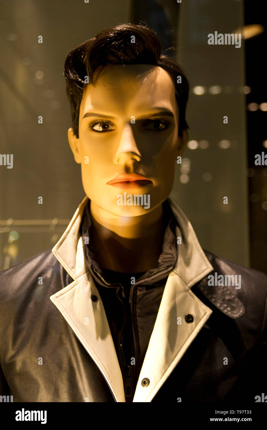 Mannequin in a window display on Ginza street in Tokyo Stock Photo - Alamy