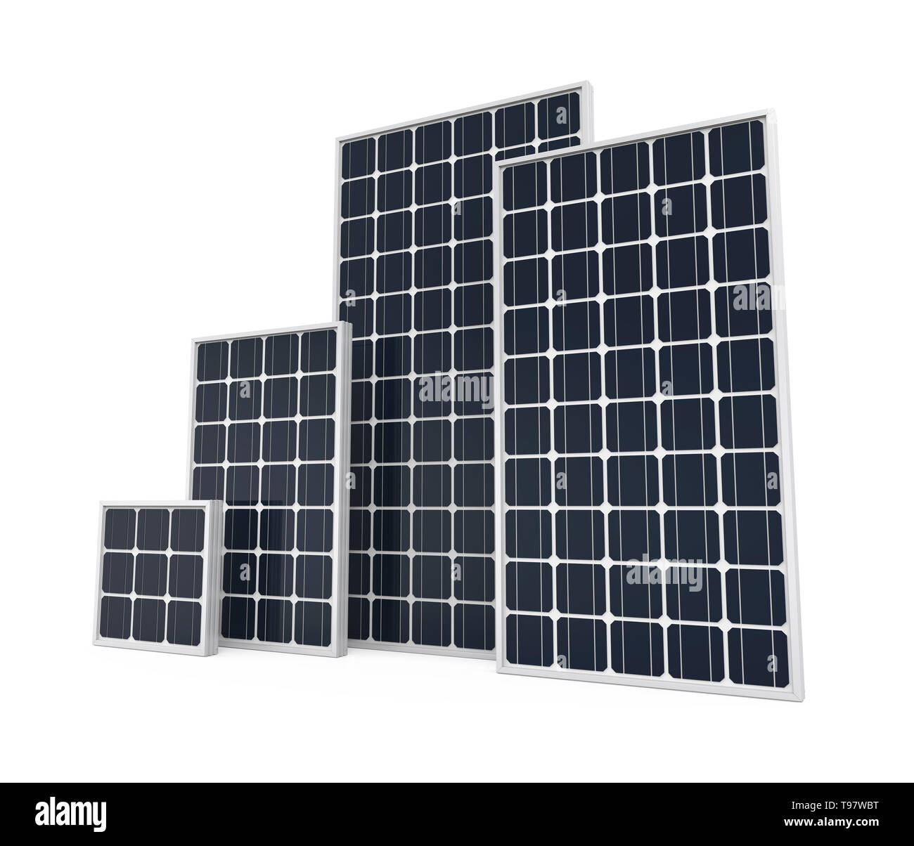 Solar Panel Isolated Stock Photo - Alamy