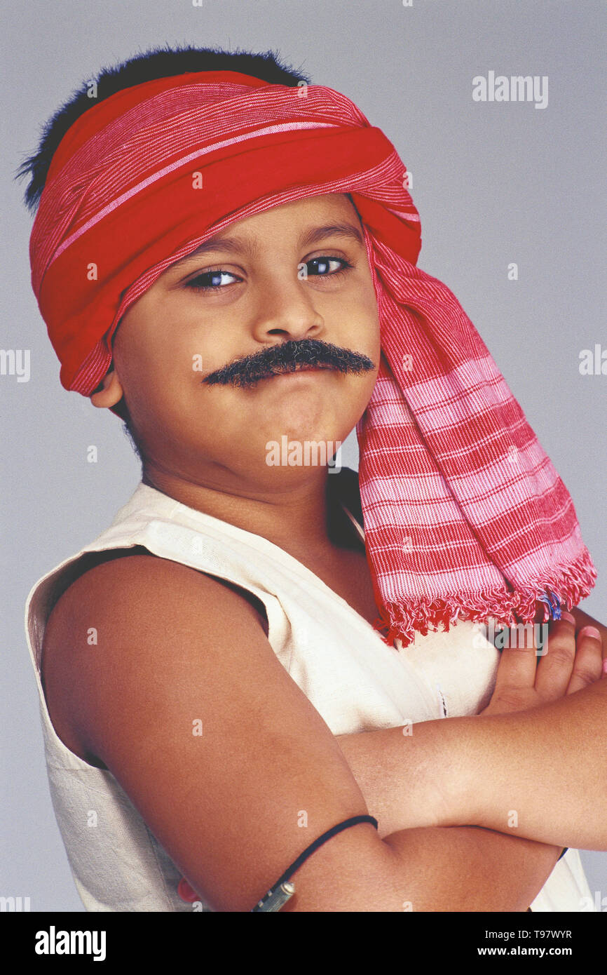 PORTRAIT OF A YOUNG BOY DRESSED AS A MILKMAN Stock Photo - Alamy