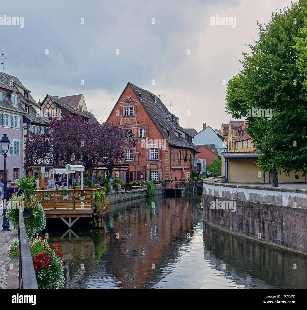 Quaint Medieval Colmar Village in France Stock Photo - Alamy