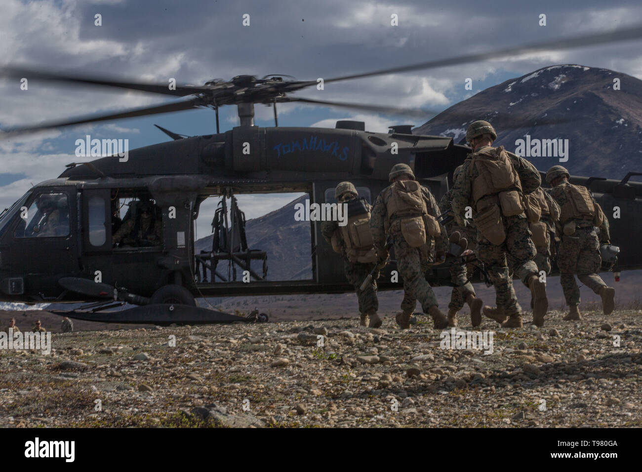 U.S. Marines with 2nd Battalion, 7th Marines, Special Purpose Marine ...