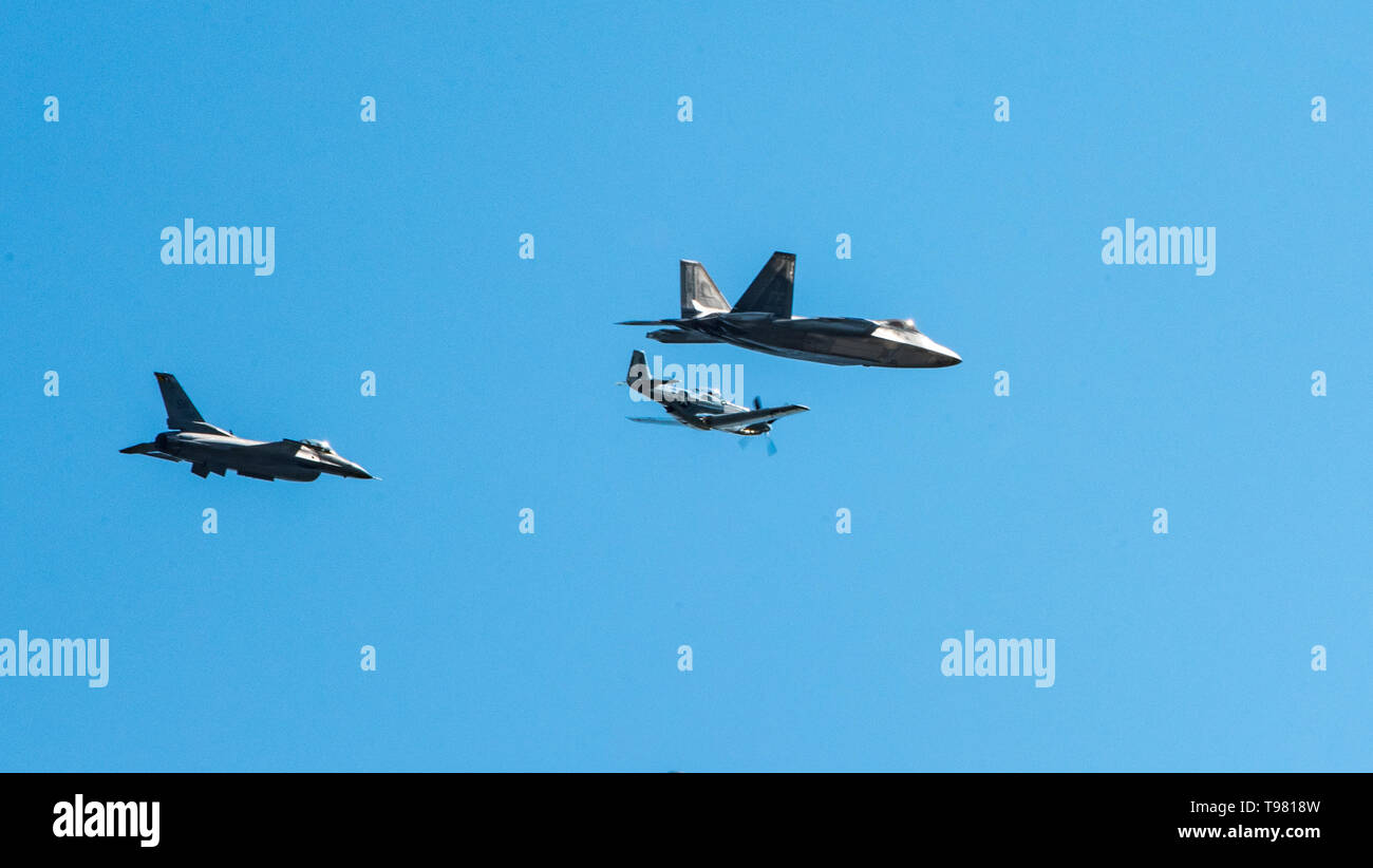 The F-16 Viper Demonstration Team pilot U.S. Air Force Maj. Garret ...