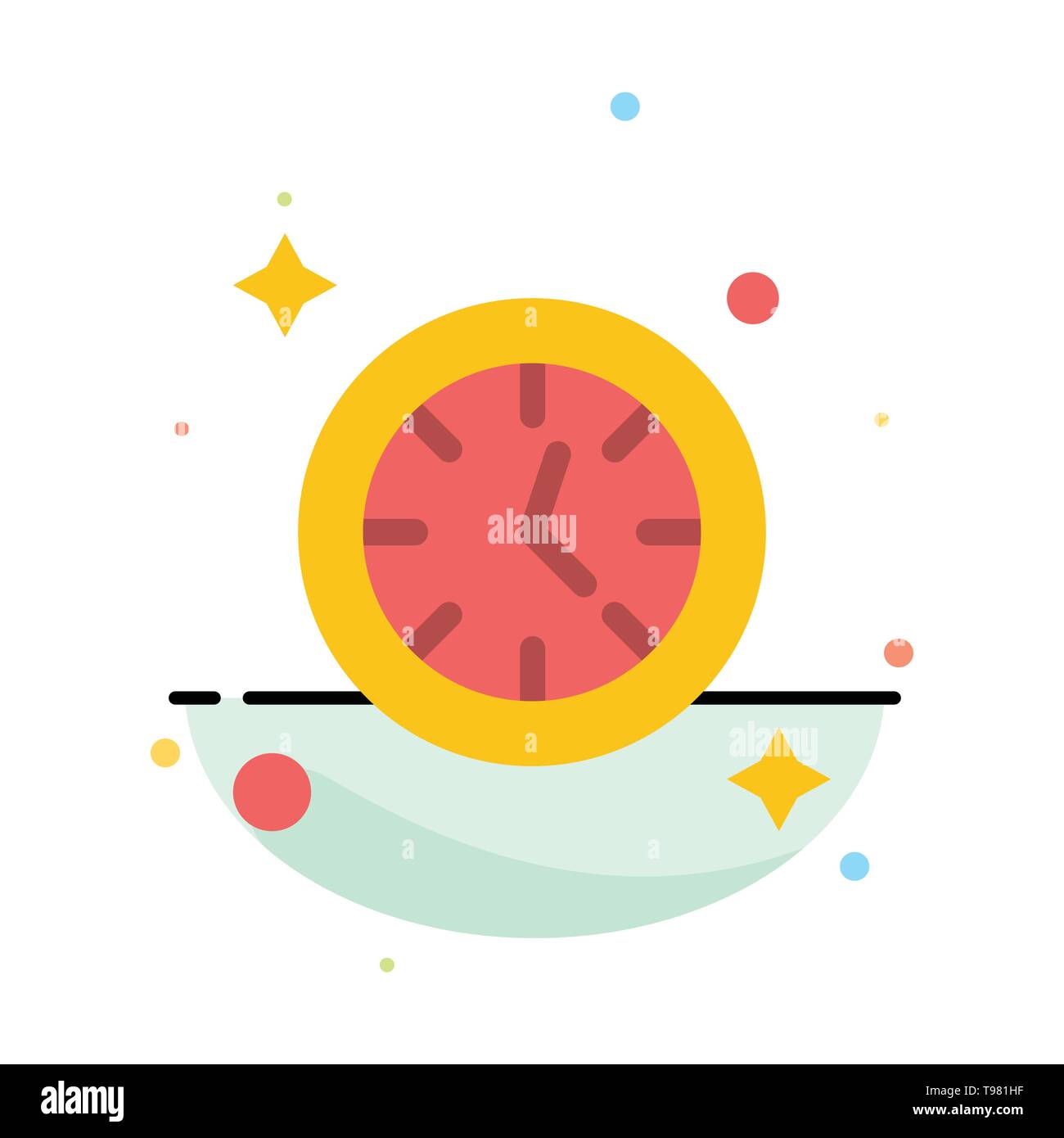 Digital clock abstract Stock Vector Images - Alamy
