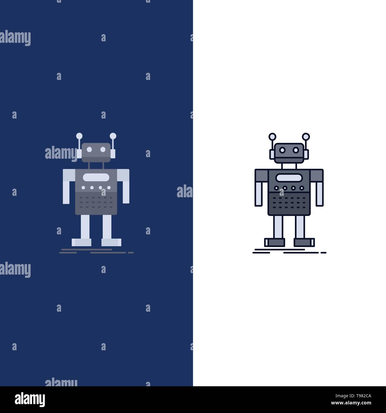 Silver bot Stock Vector Images - Alamy
