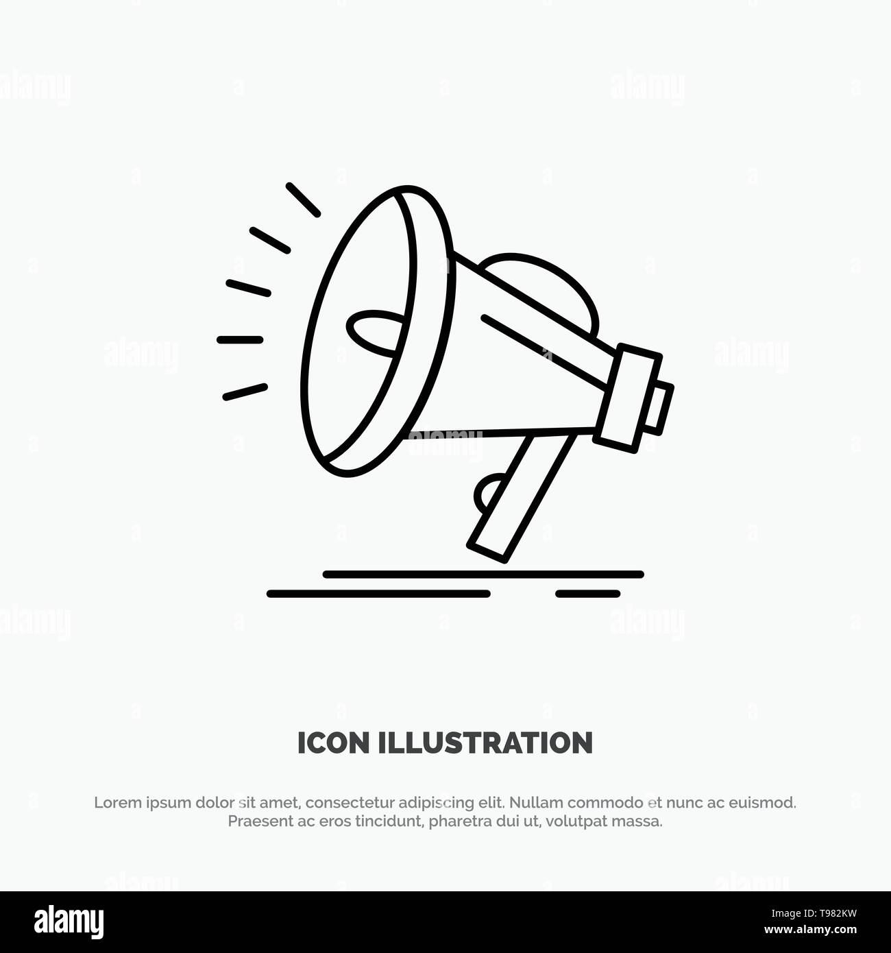 Voice amplifier Stock Vector Images - Alamy