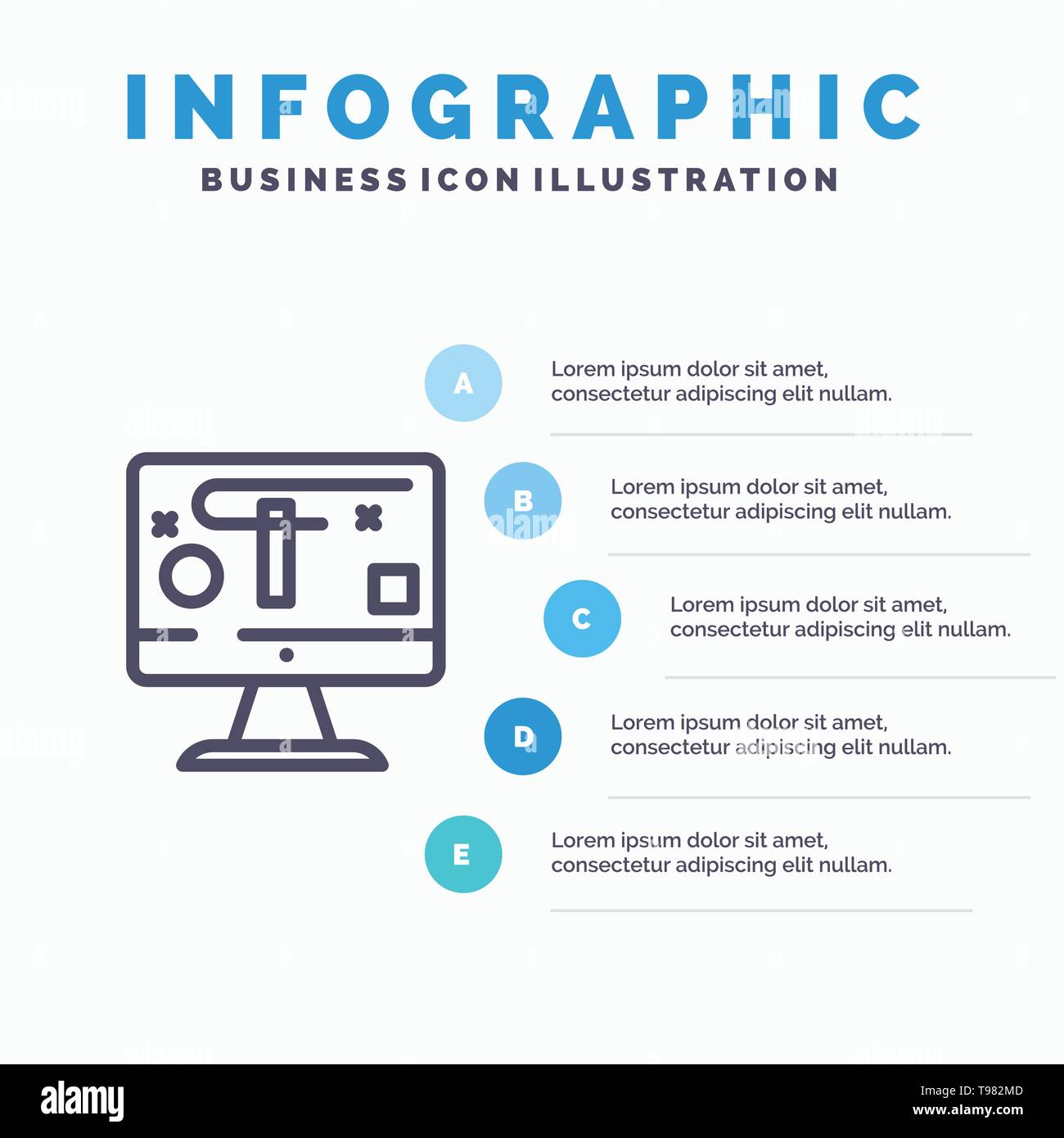 Display steps Stock Vector Images - Alamy