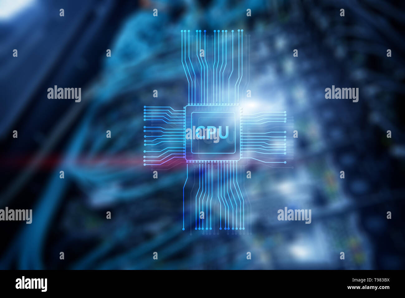 Futuristic science logo hi-res stock photography and images - Alamy