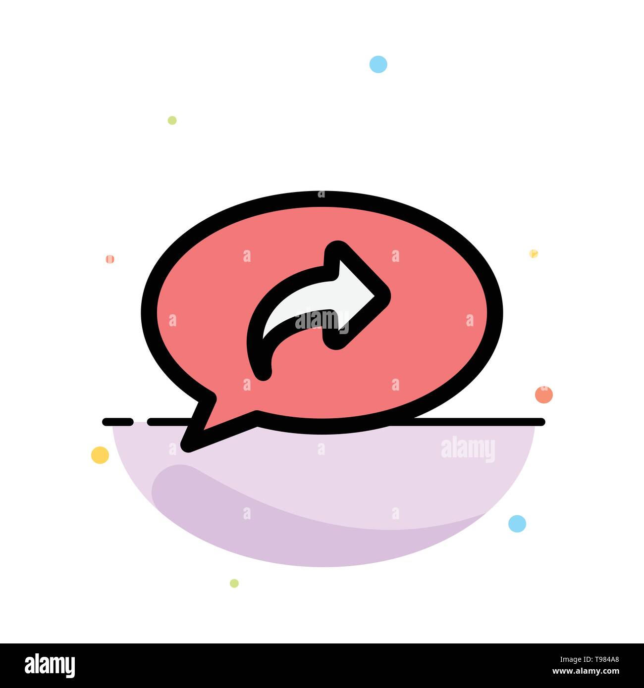 Arrow graph chat icon hi-res stock photography and images - Alamy