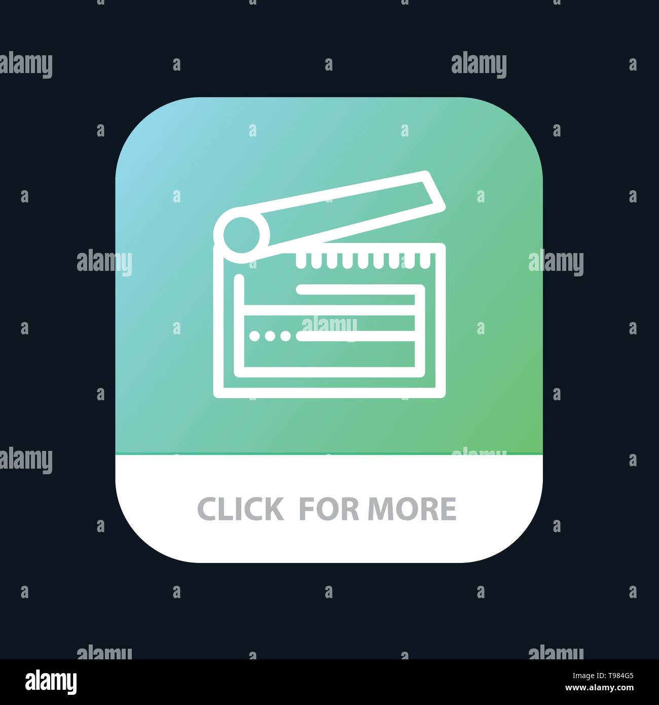 Clapper mobile app Stock Vector Images - Alamy