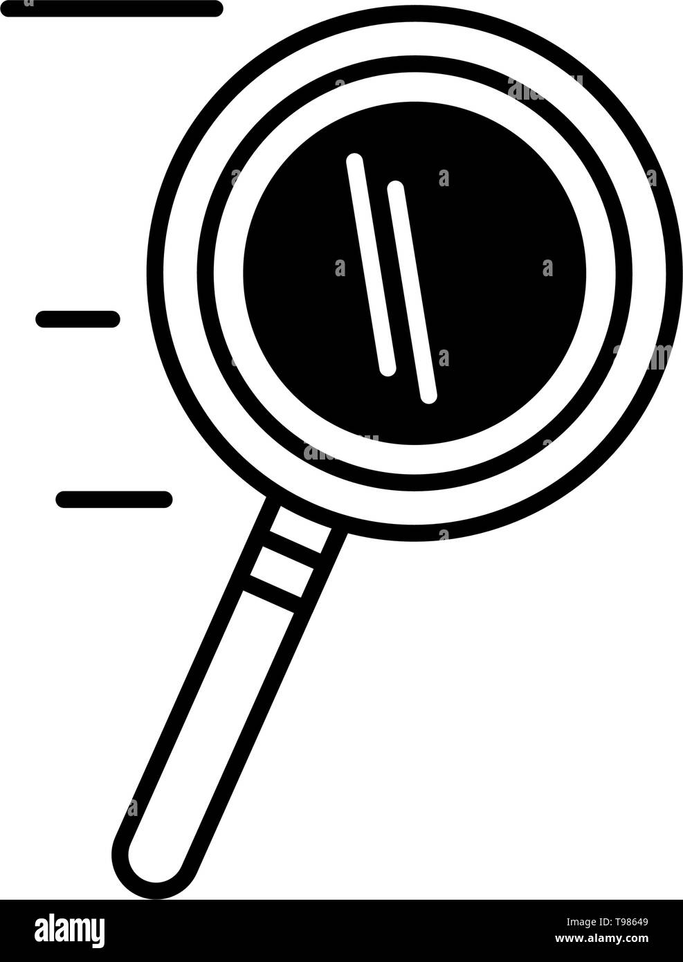 search magnifying glass icon vector illustration design Stock Vector ...