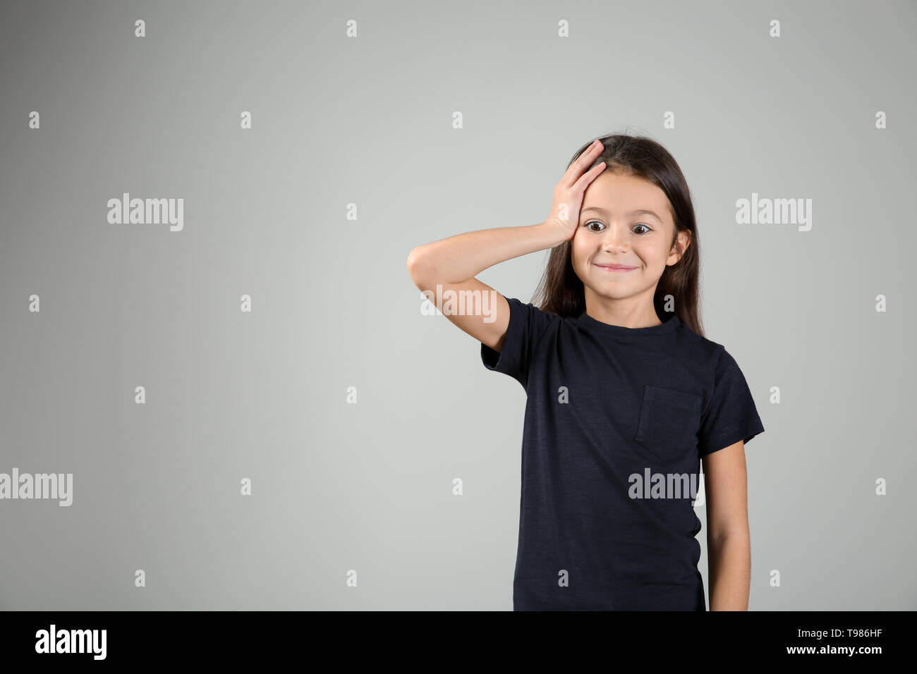 Child making mistake hi-res stock photography and images - Alamy