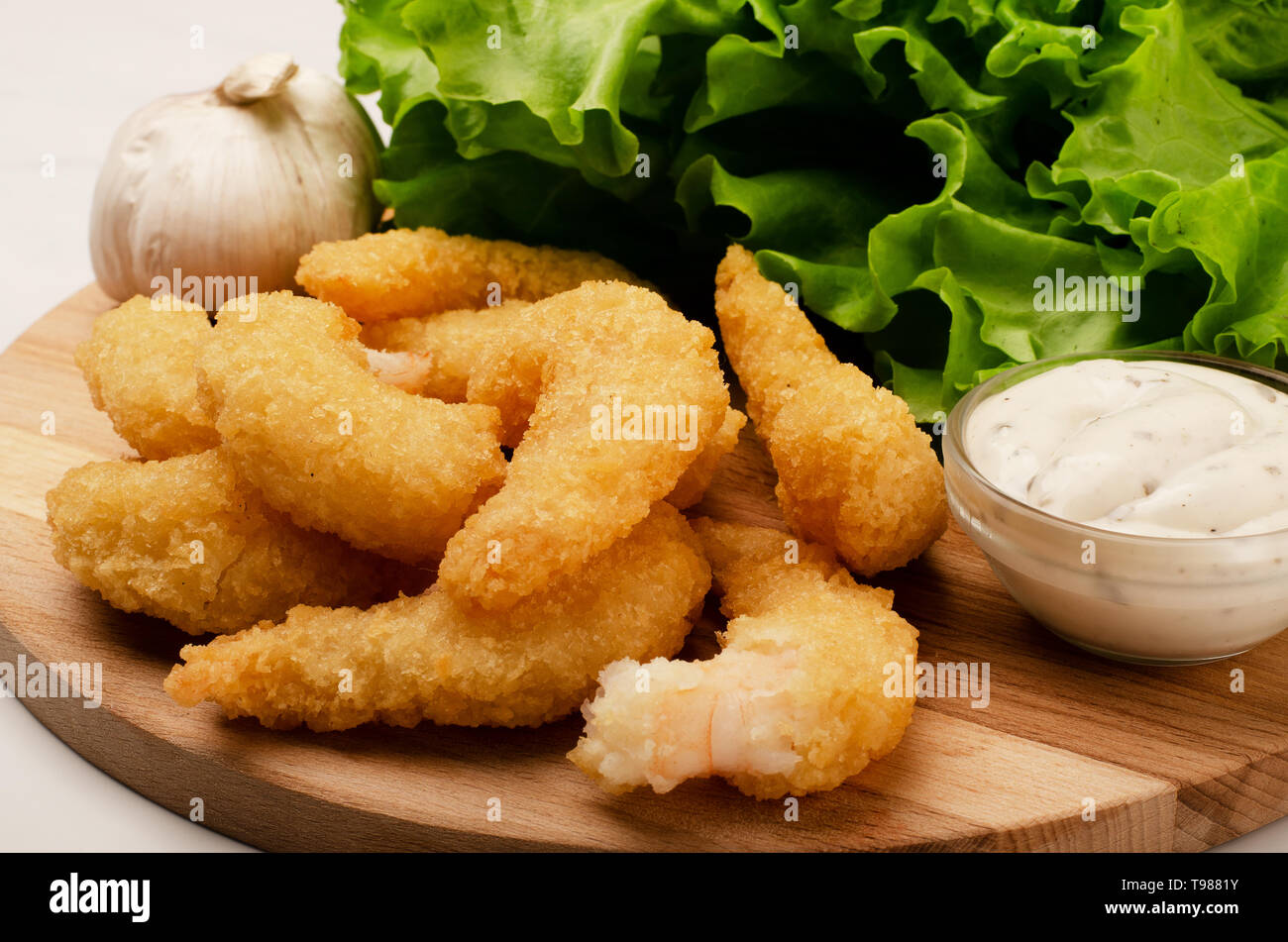 Breaded shrimp hi-res stock photography and images - Alamy