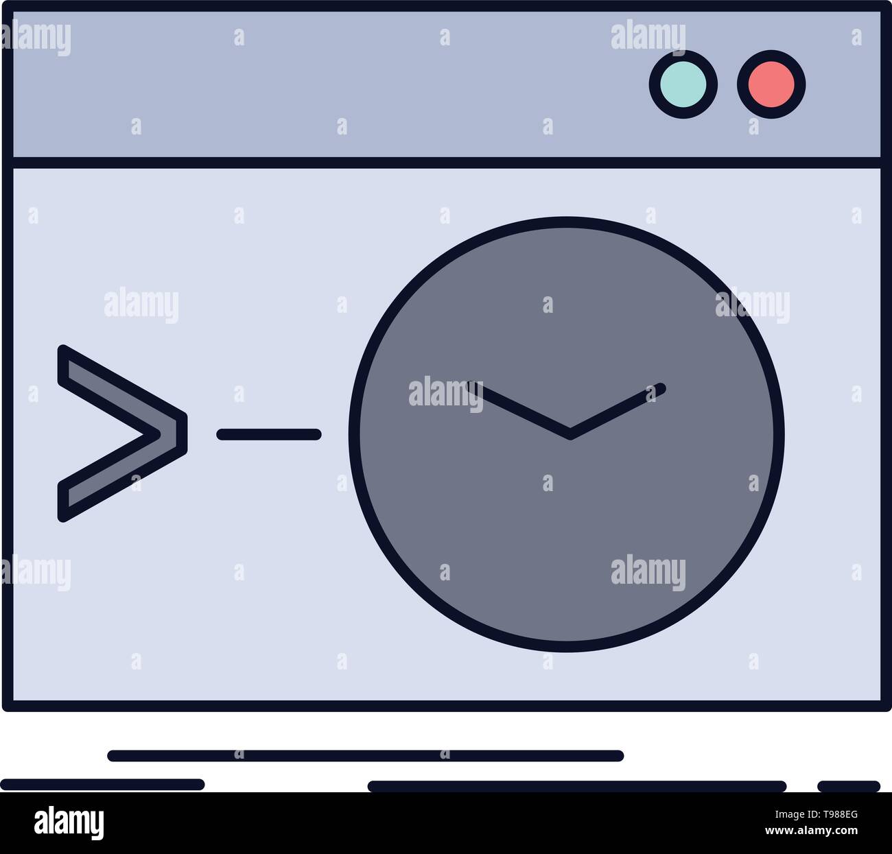 Bash Terminal Stock Vector Images - Alamy