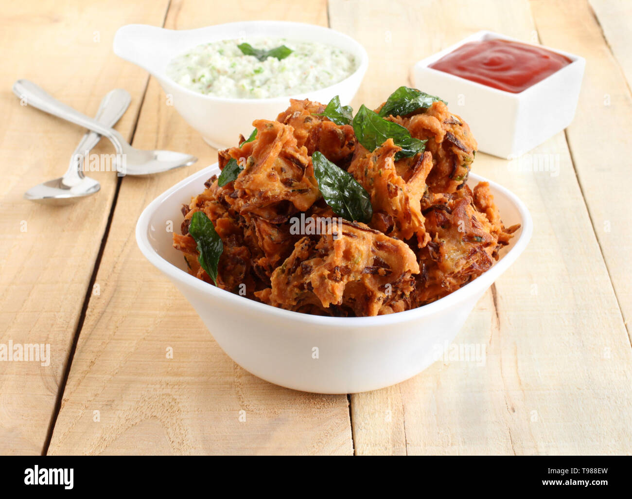 Pakoda, a traditional, popular, delicious, and an Indian vegetarian ...