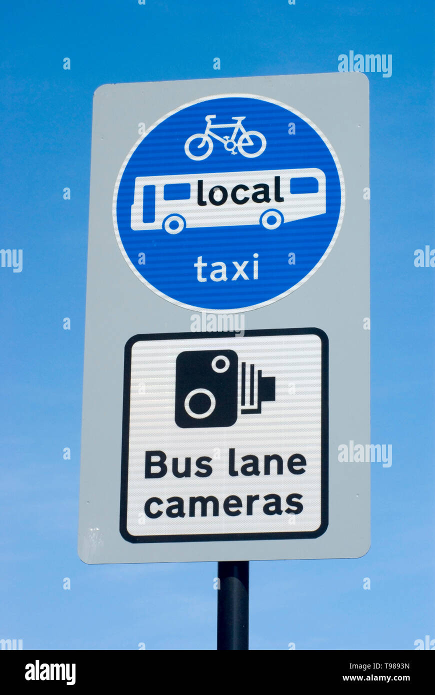 Bus taxi road sign hi-res stock photography and images - Alamy