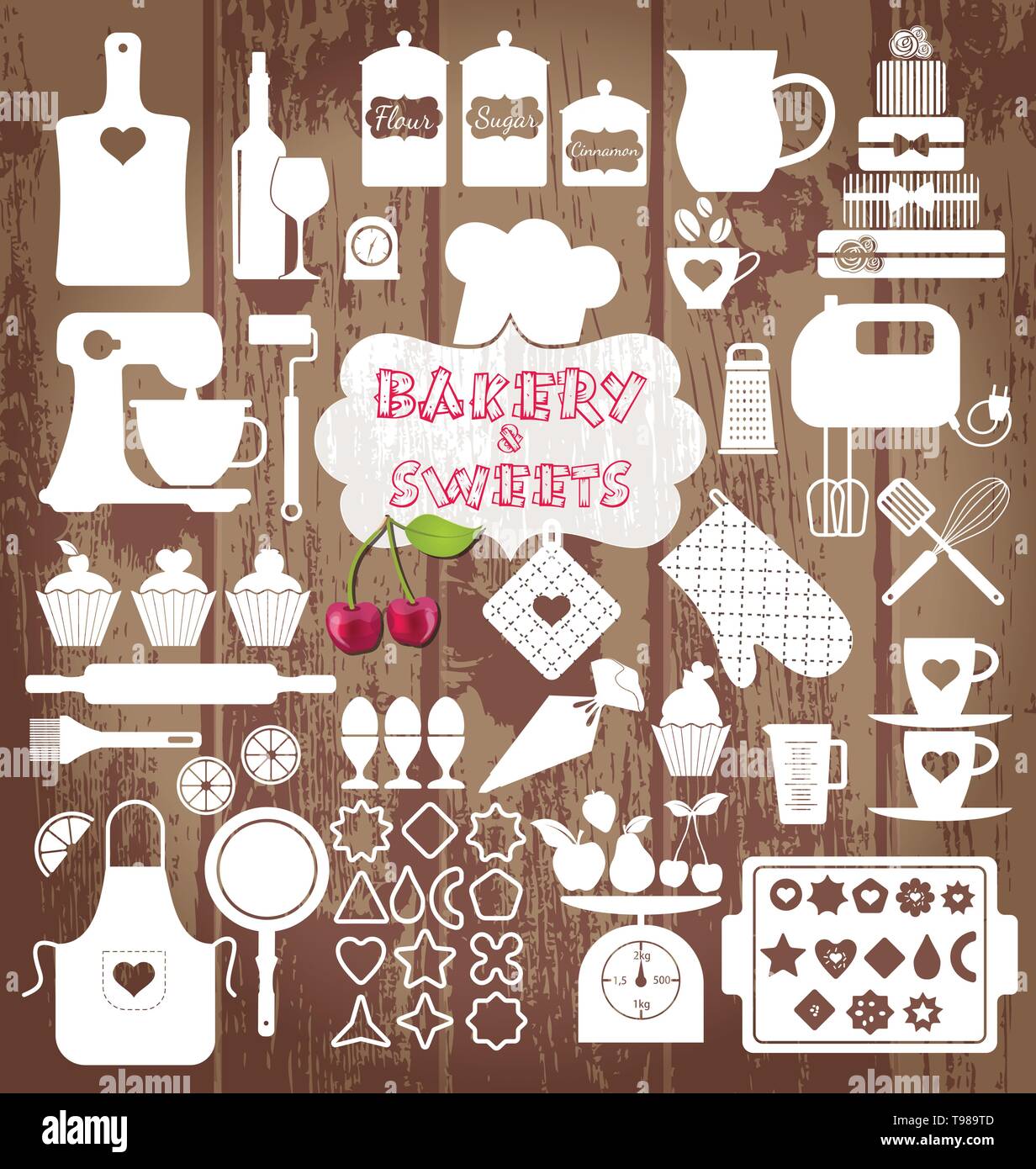 Bakery background Stock Vector Image & Art - Alamy