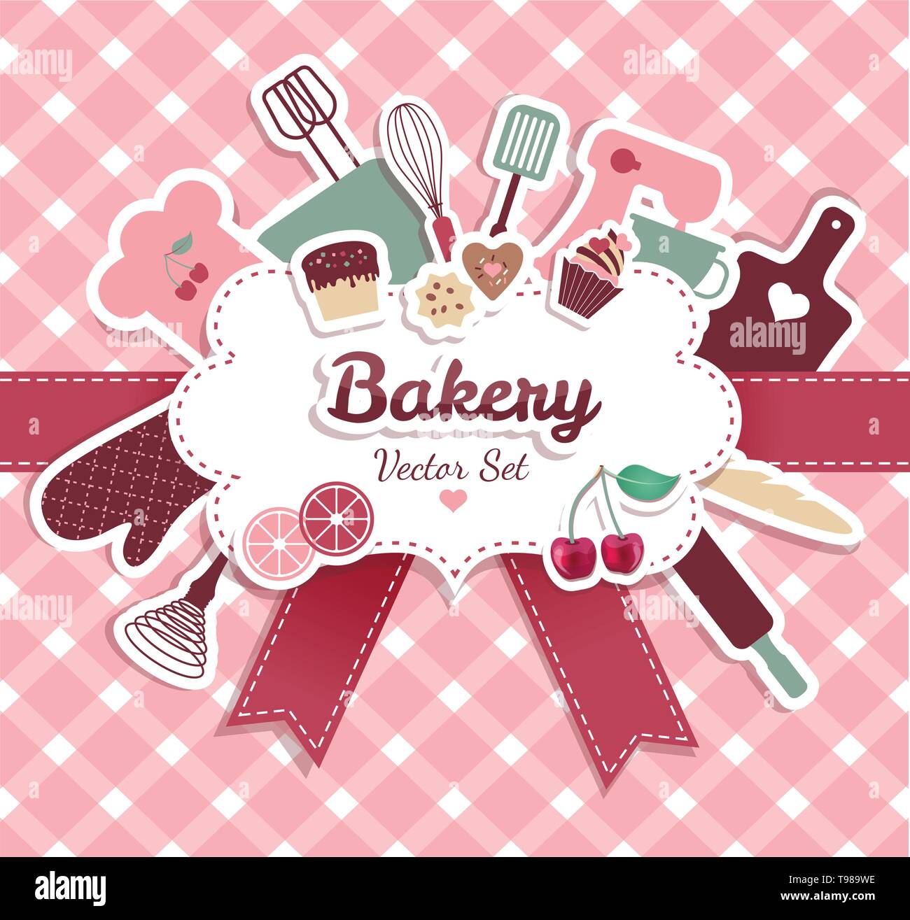 Bakery background Stock Vector Image & Art - Alamy