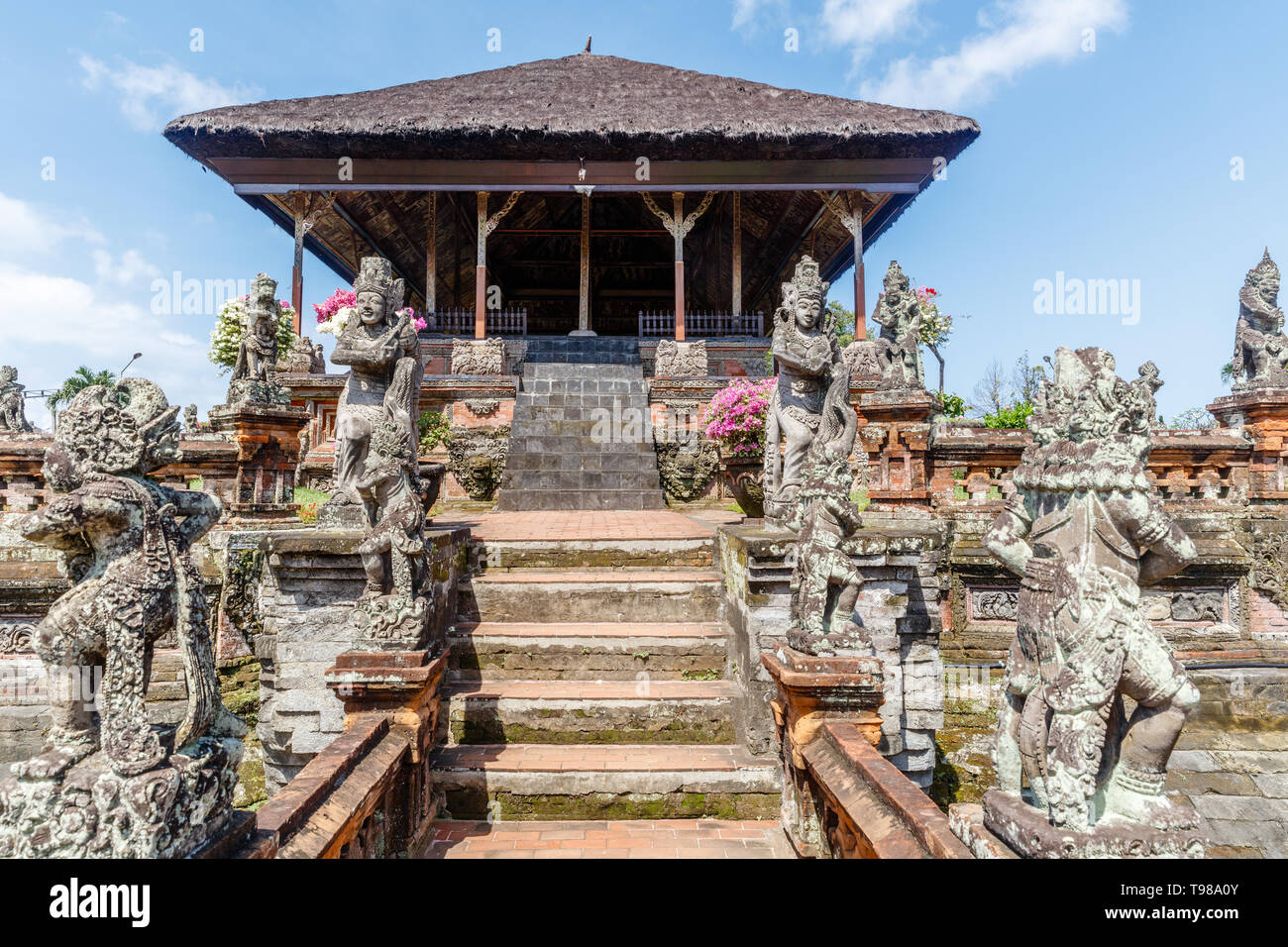 Bale Kembang (Floating pavilion) at Taman Gili Kertha Gosa, remains of ...
