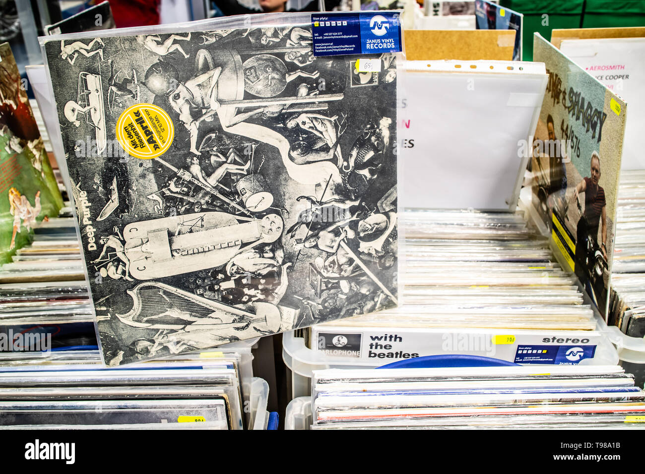 Deep purple album cover hi-res stock photography and images - Alamy