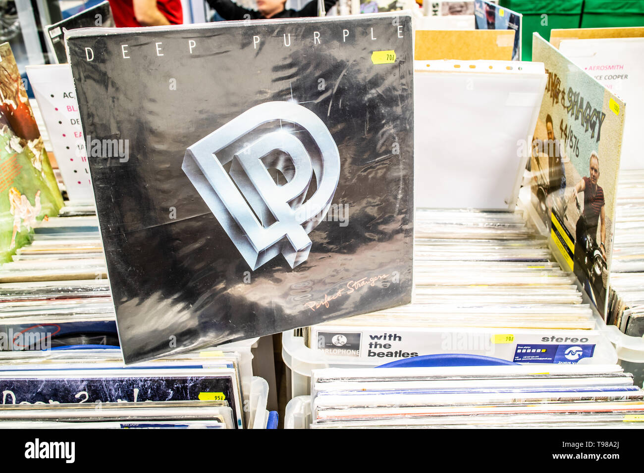 Deep purple album cover hi-res stock photography and images - Alamy