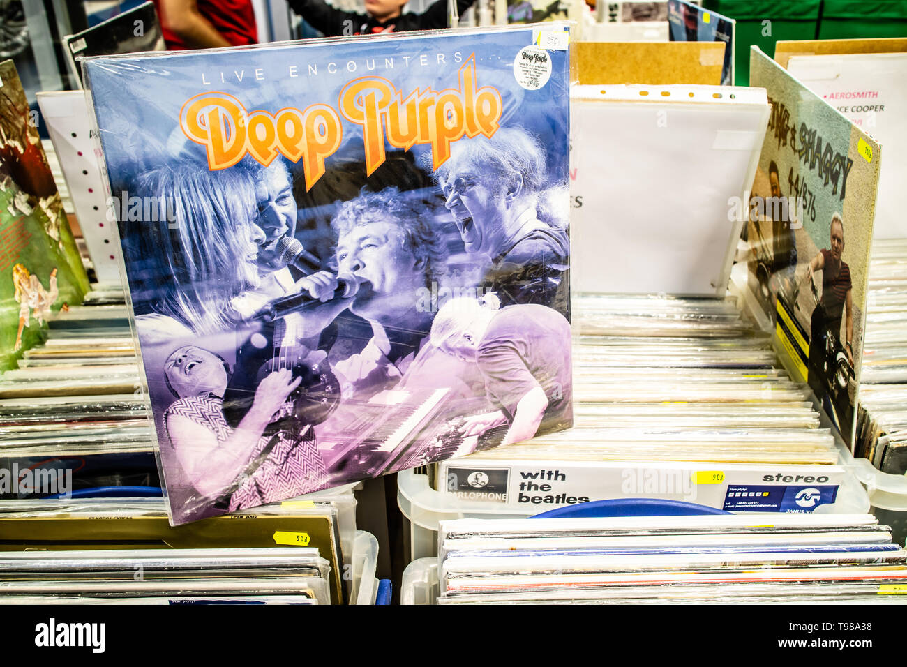 Deep purple album cover hi-res stock photography and images - Alamy